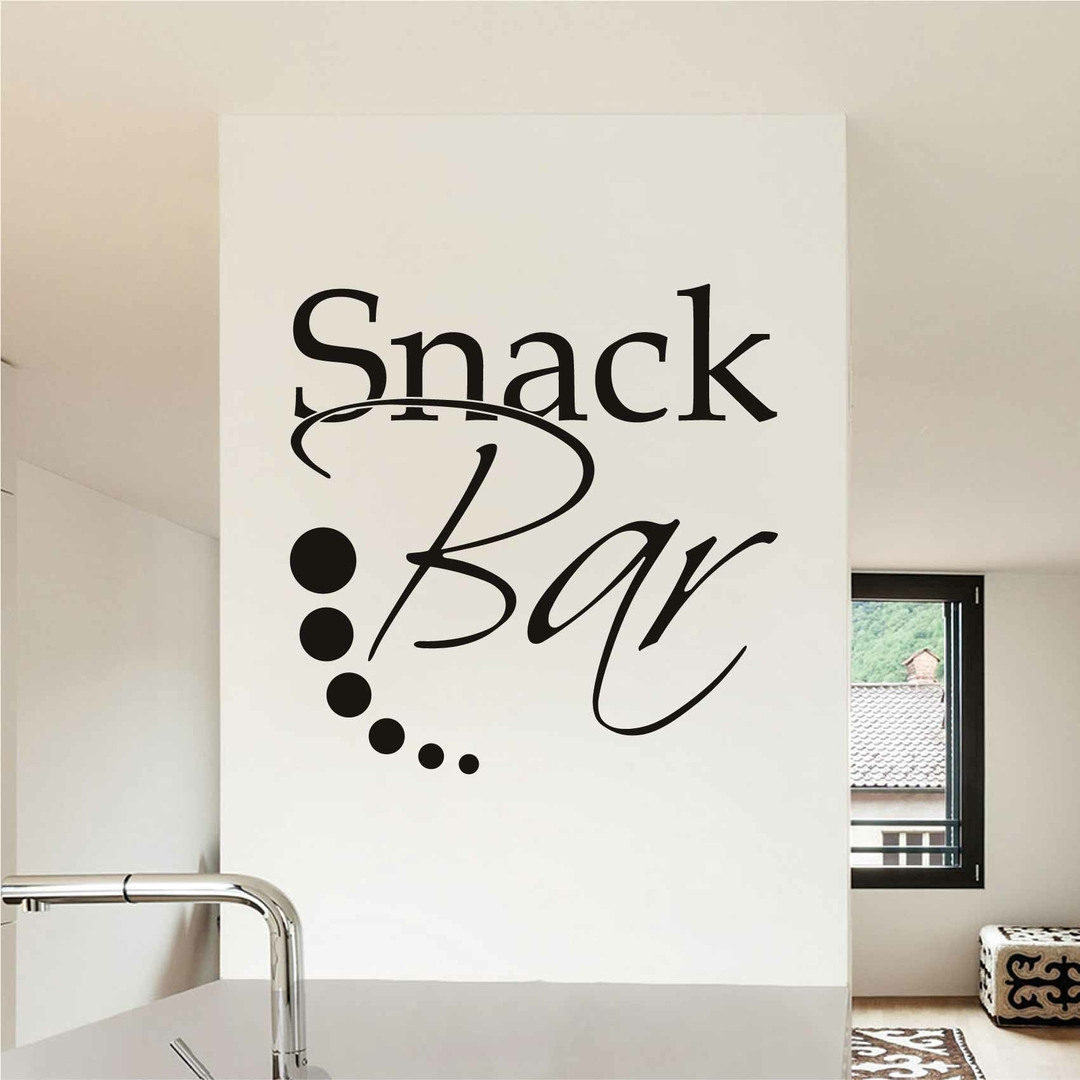 Stickers Cuisine Snack Bar - Autocollant muraux et deco
