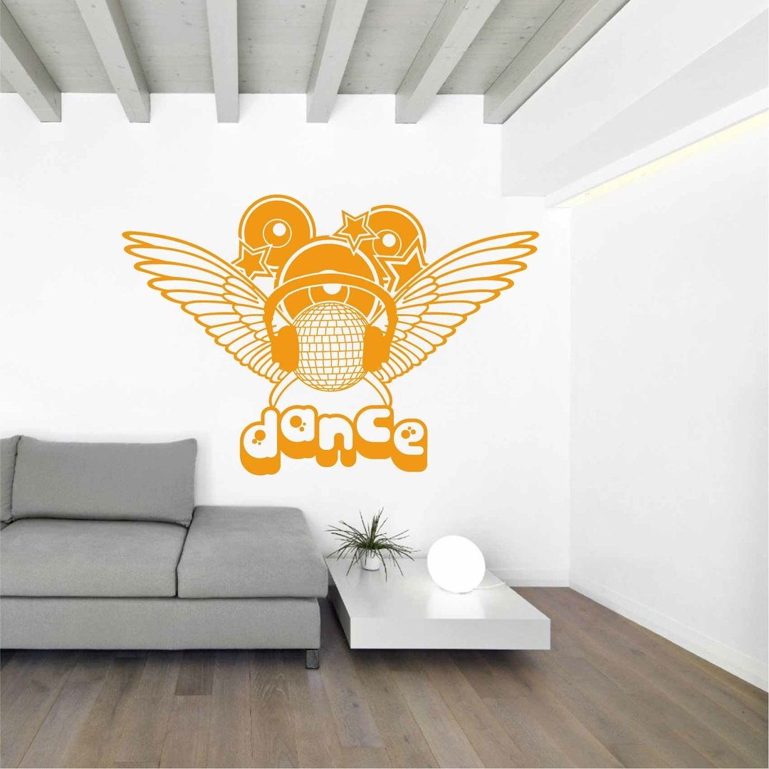 Stickers Dance Music - Autocollant muraux et deco