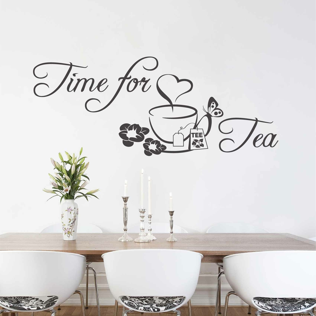 Stickers Time for Tea - Autocollant muraux et deco