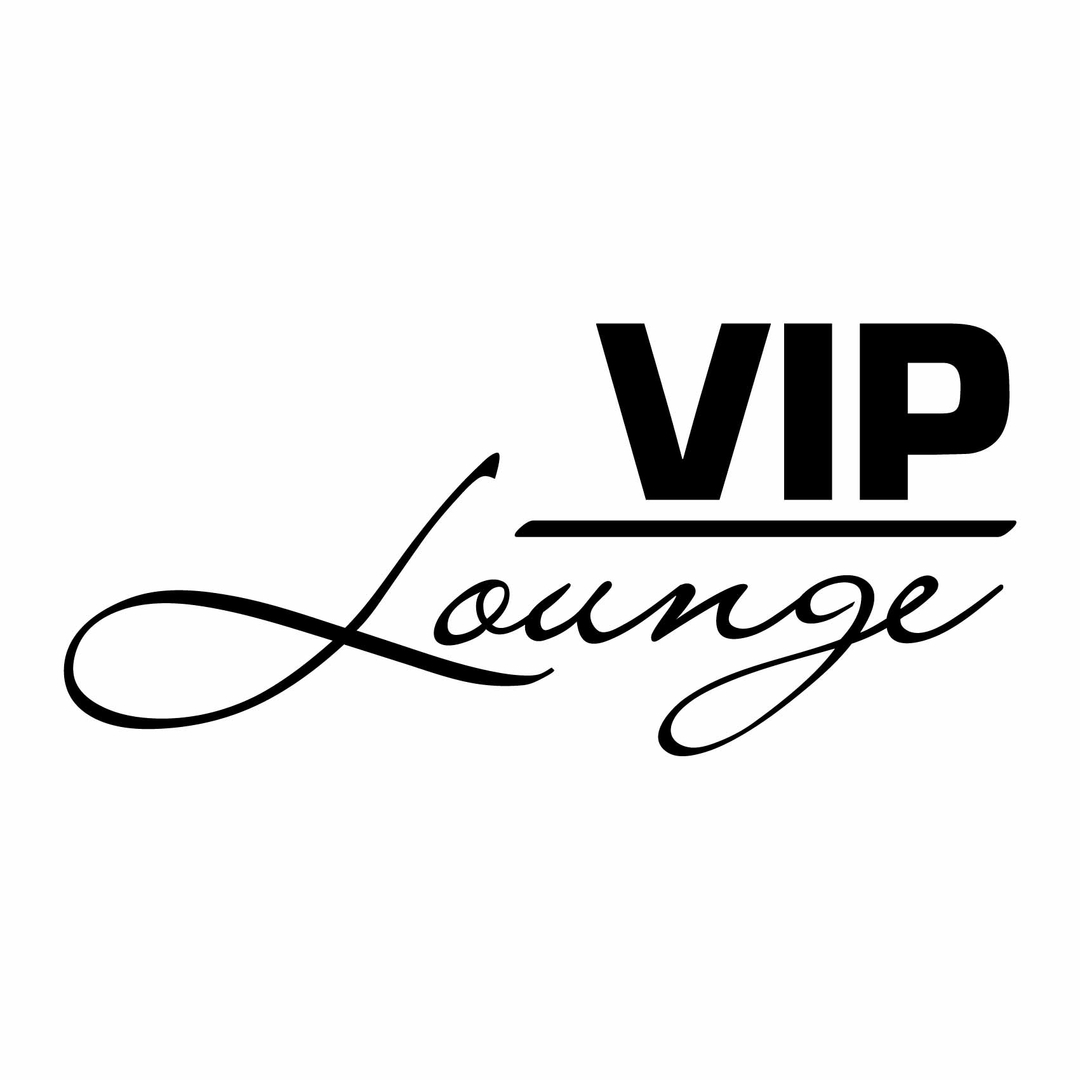 Stickers VIP Lounge Salon - Autocollant muraux et deco