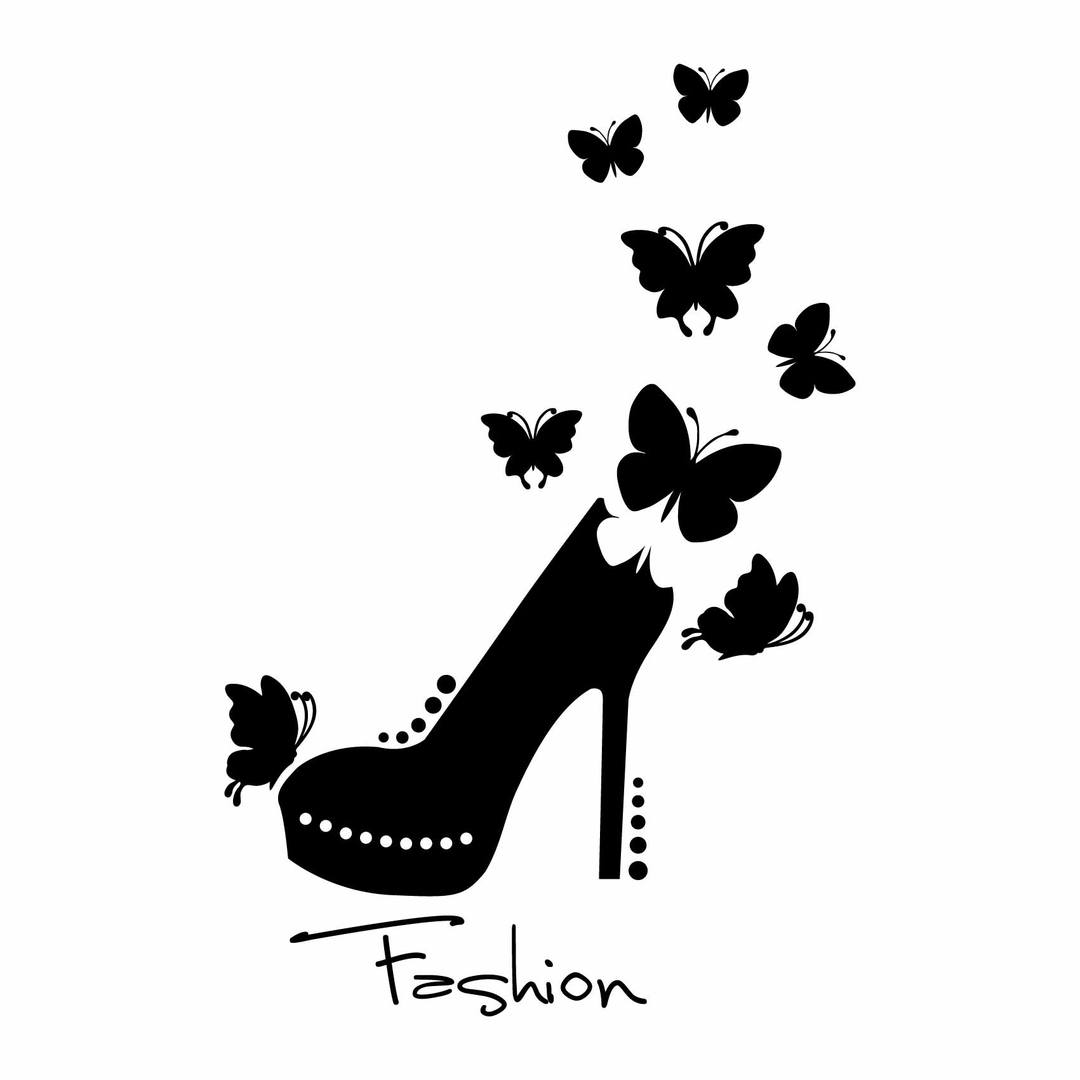 Stickers Fille Papillon - Autocollant muraux et deco