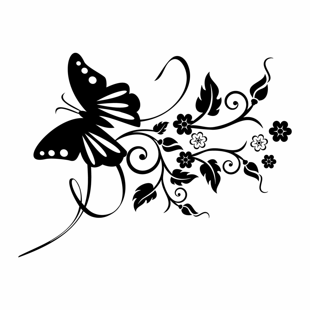 Stickers Papillon Design - Autocollant muraux et deco