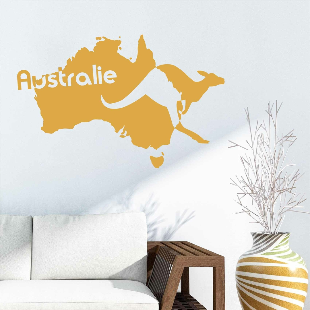 Stickers Australie Kangourou - Autocollant muraux et deco