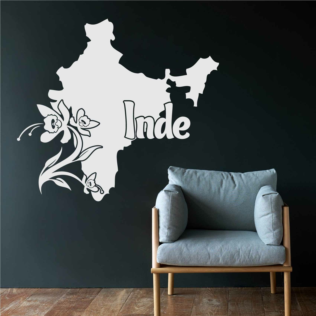 Stickers Muraux Inde - Autocollant muraux et deco