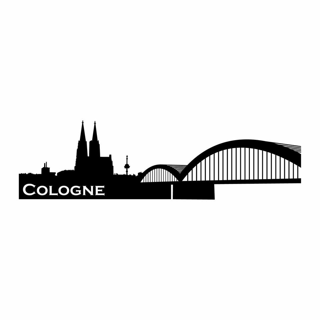 Stickers Cologne Skyline - Autocollant muraux et deco