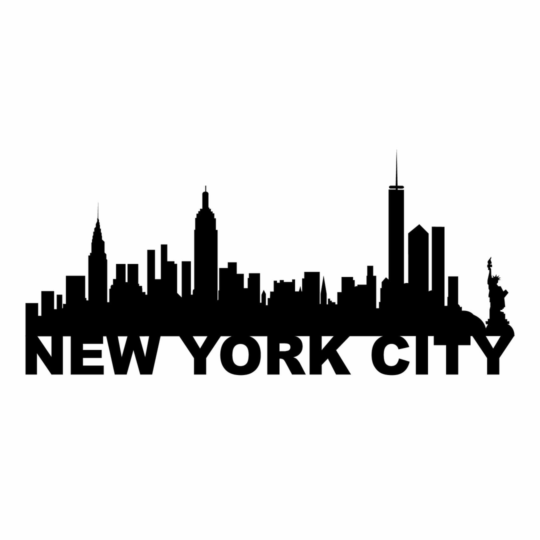 Stickers New York City Skyline - Autocollant muraux et deco