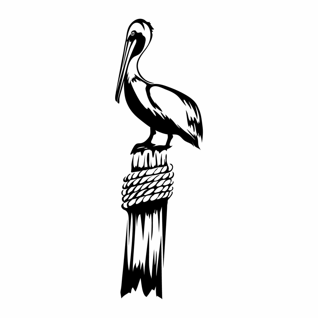 Stickers Pélican - Autocollant muraux et deco