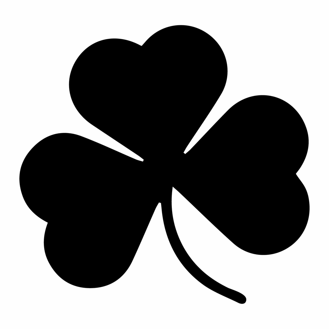 Stickers Feuille de Trefle - Autocollant muraux et deco