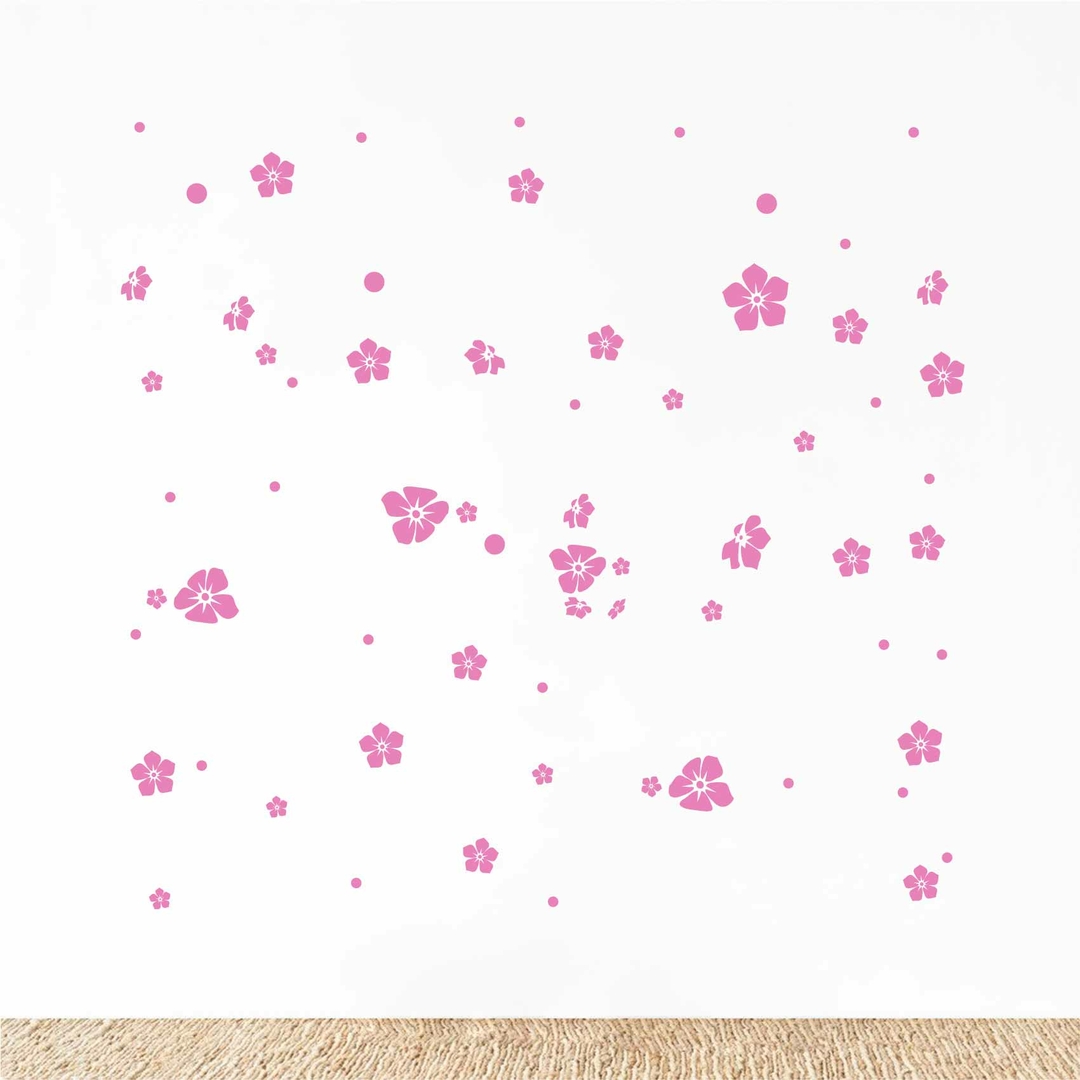 Stickers Deco Fleurs - Autocollant muraux et deco