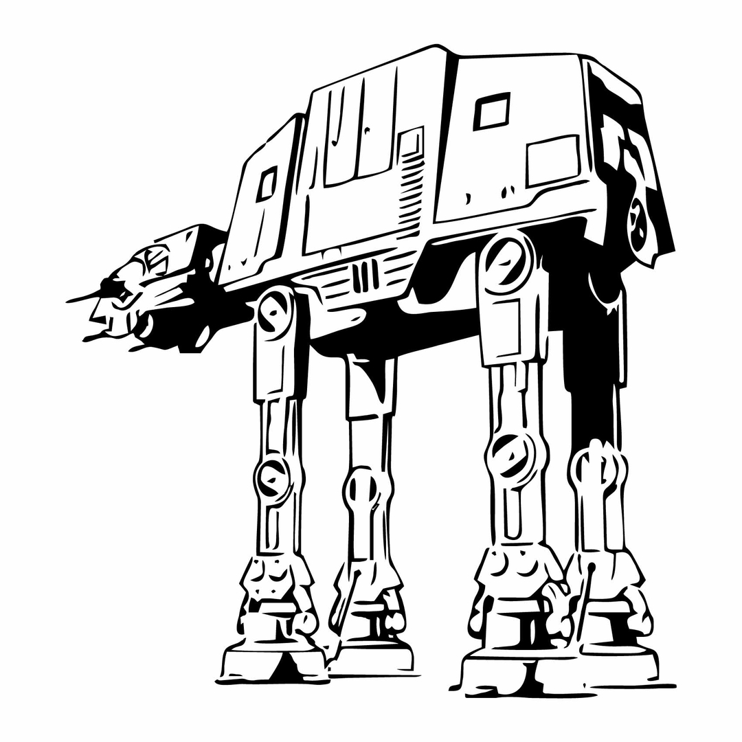 Stickers AT AT Robot - Autocollant muraux et deco