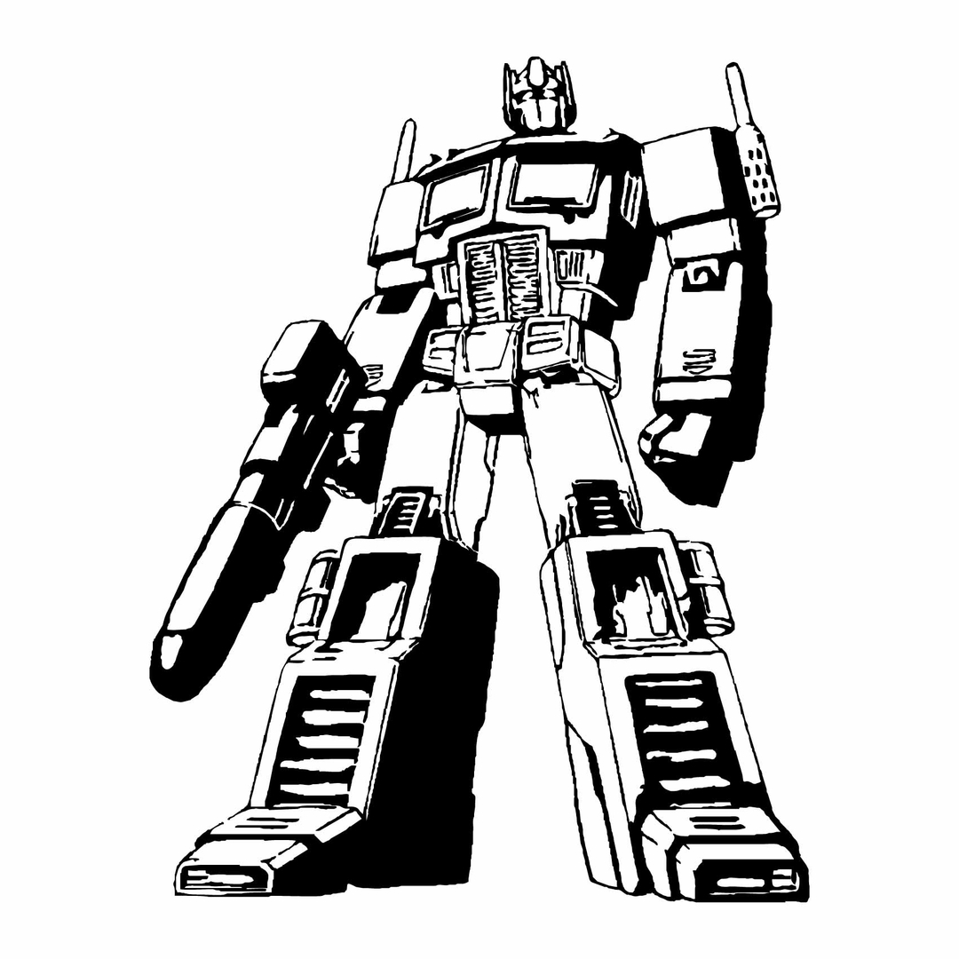 Stickers Robot Transformers - Autocollant muraux et deco