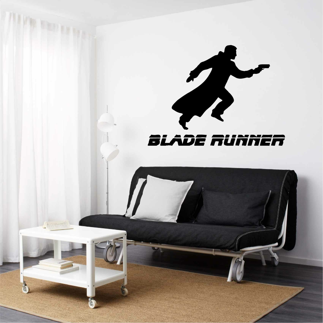 Stickers Silhouette Blade Runner - Autocollant muraux et deco