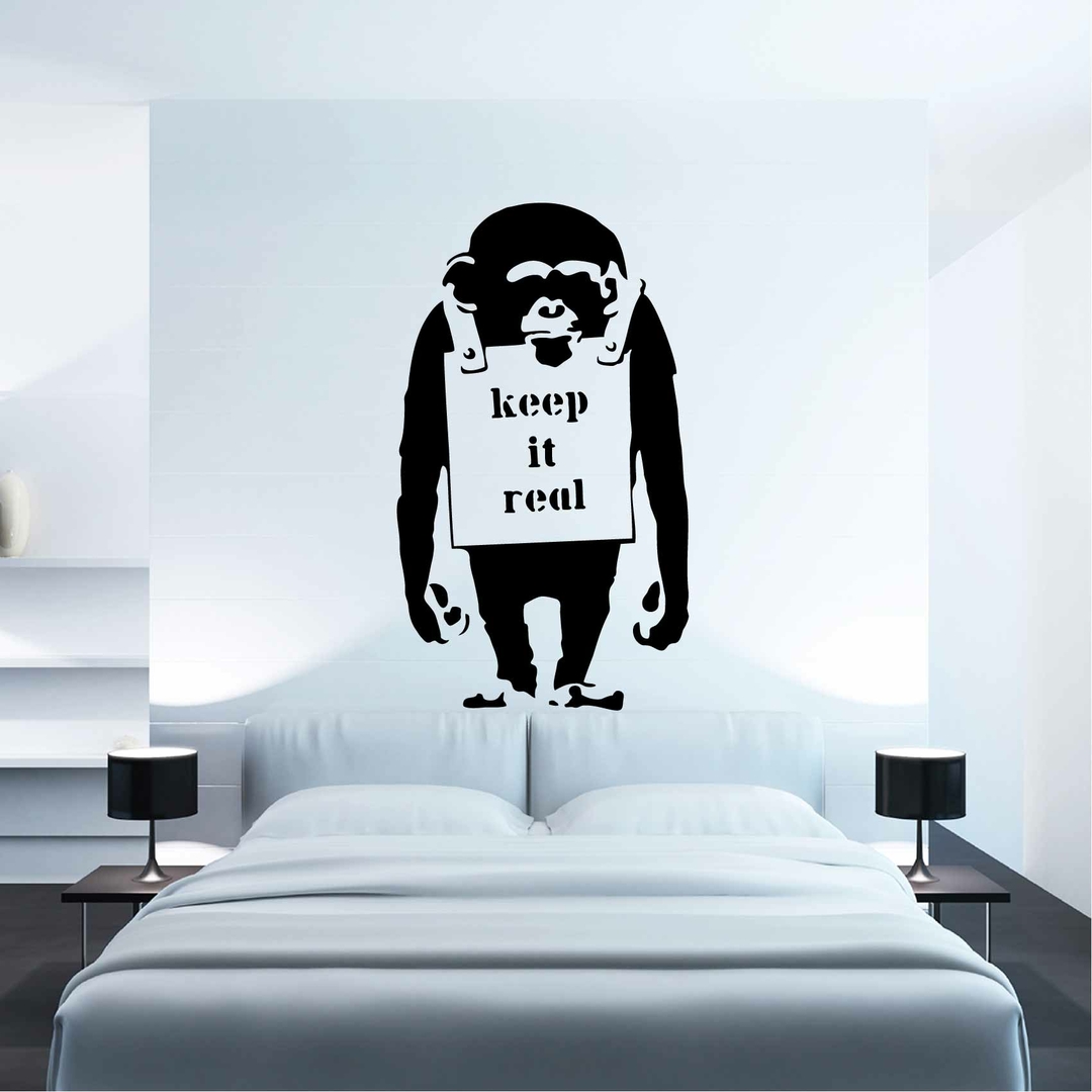 Stickers Singe Keep it Real - Autocollant muraux et deco