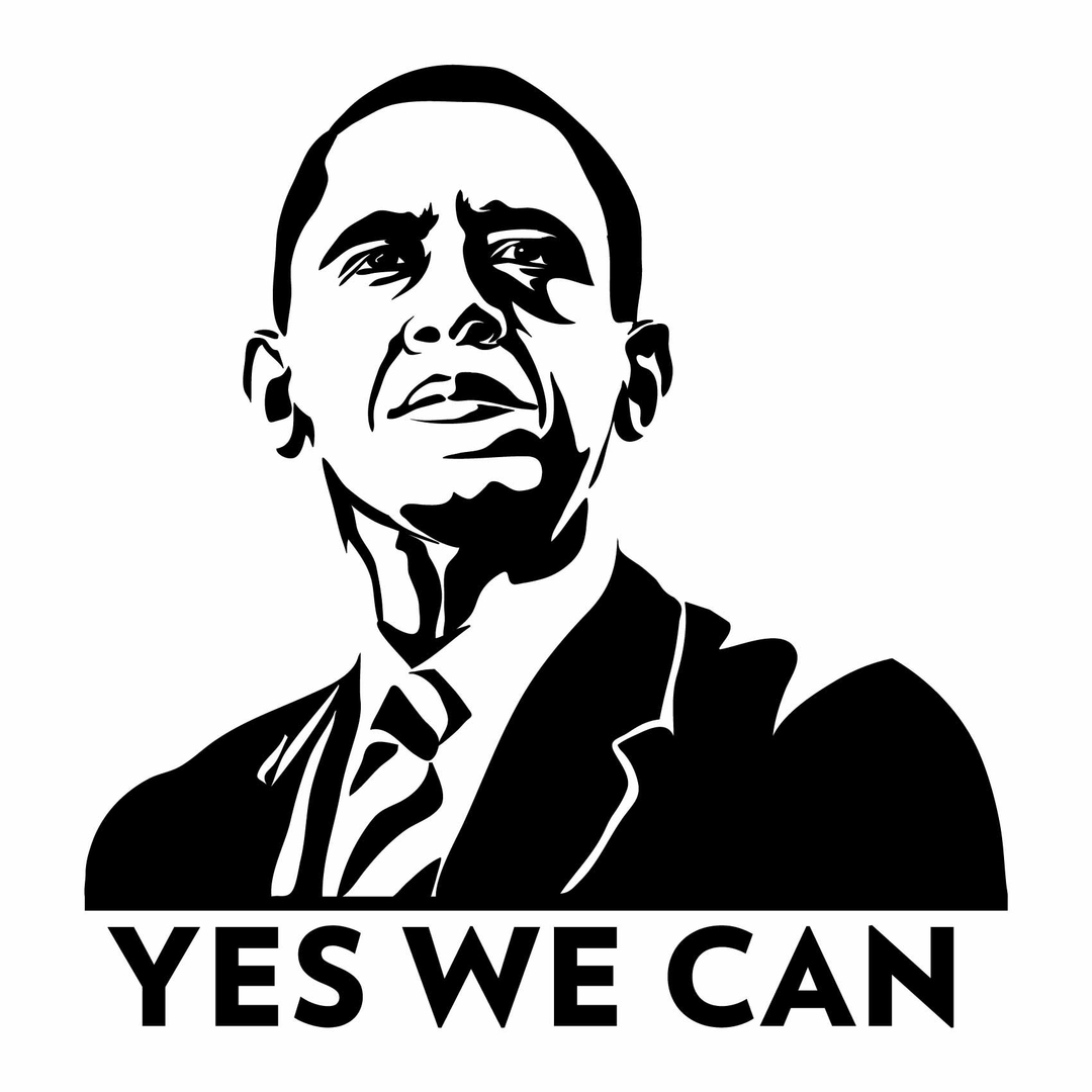 Stickers Obama - Autocollant muraux et deco