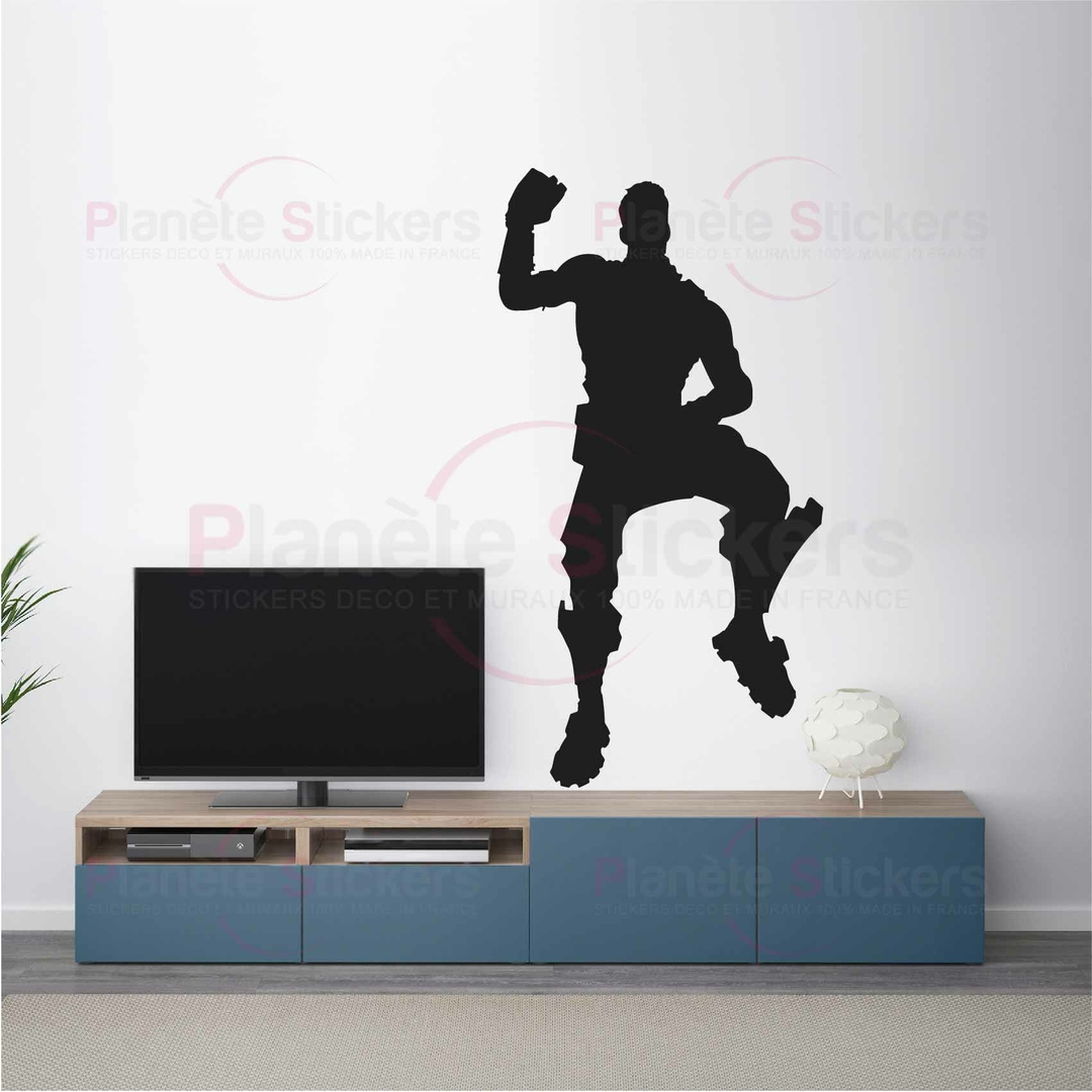 Stickers Fortnite Danse Tagada Hue - Autocollant muraux et deco