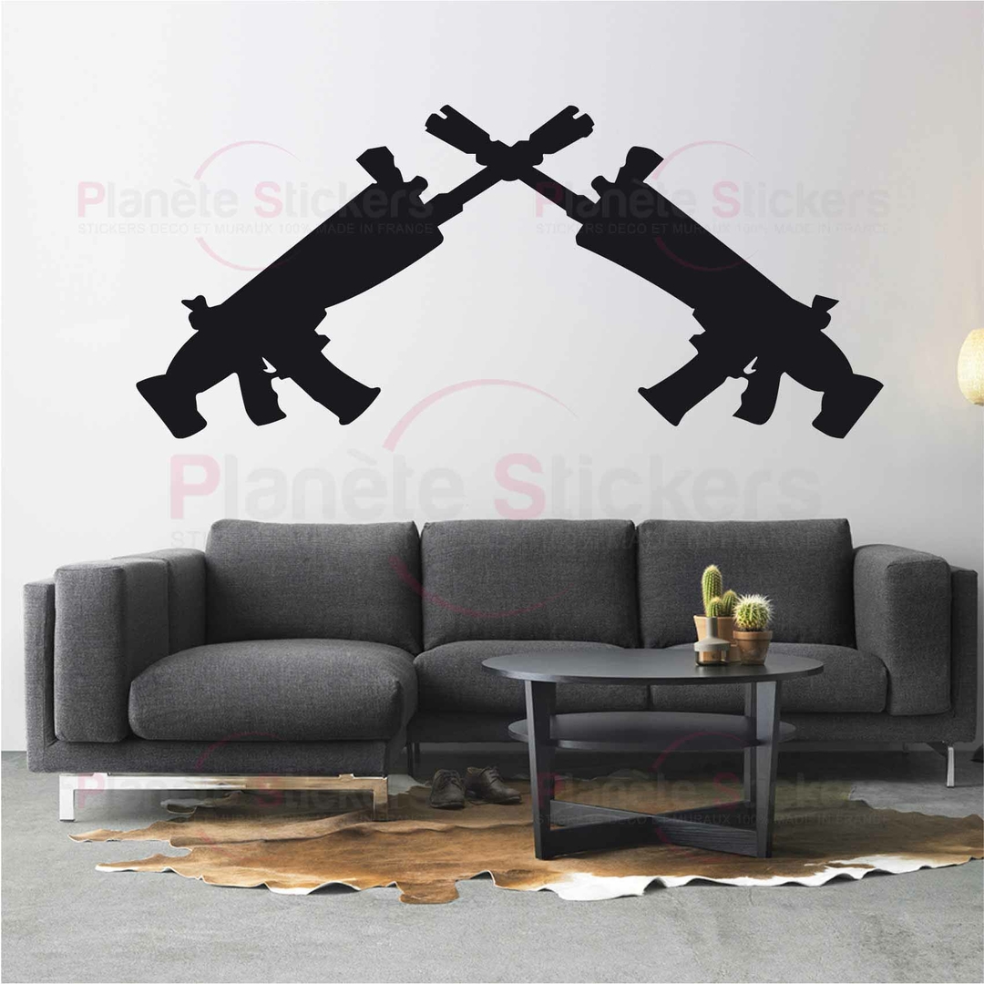 Stickers Fortnite Scars - Autocollant muraux et deco