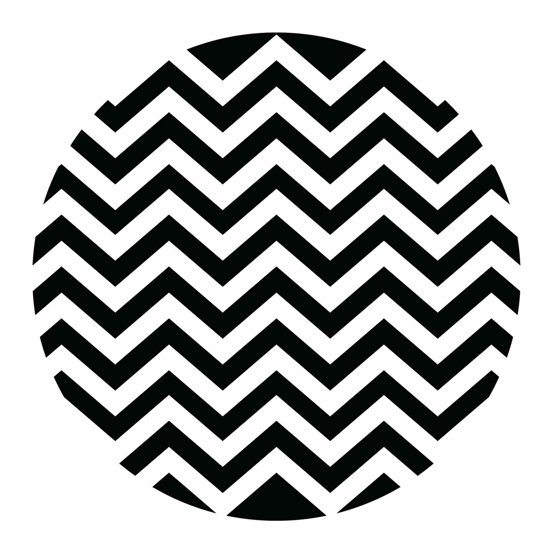 Stickers rond motif geometrique - Autocollant muraux et deco