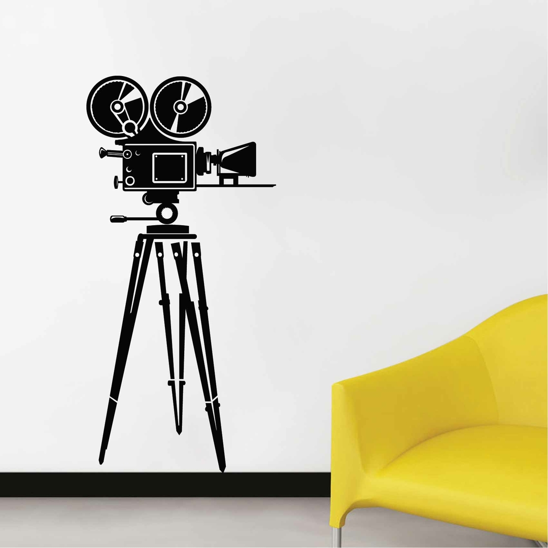 Stickers Camera Cinema Vintage - Autocollant muraux et deco