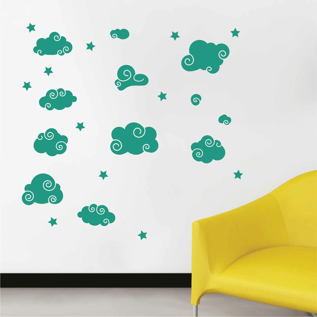 Stickers Nuages - Autocollant muraux et deco
