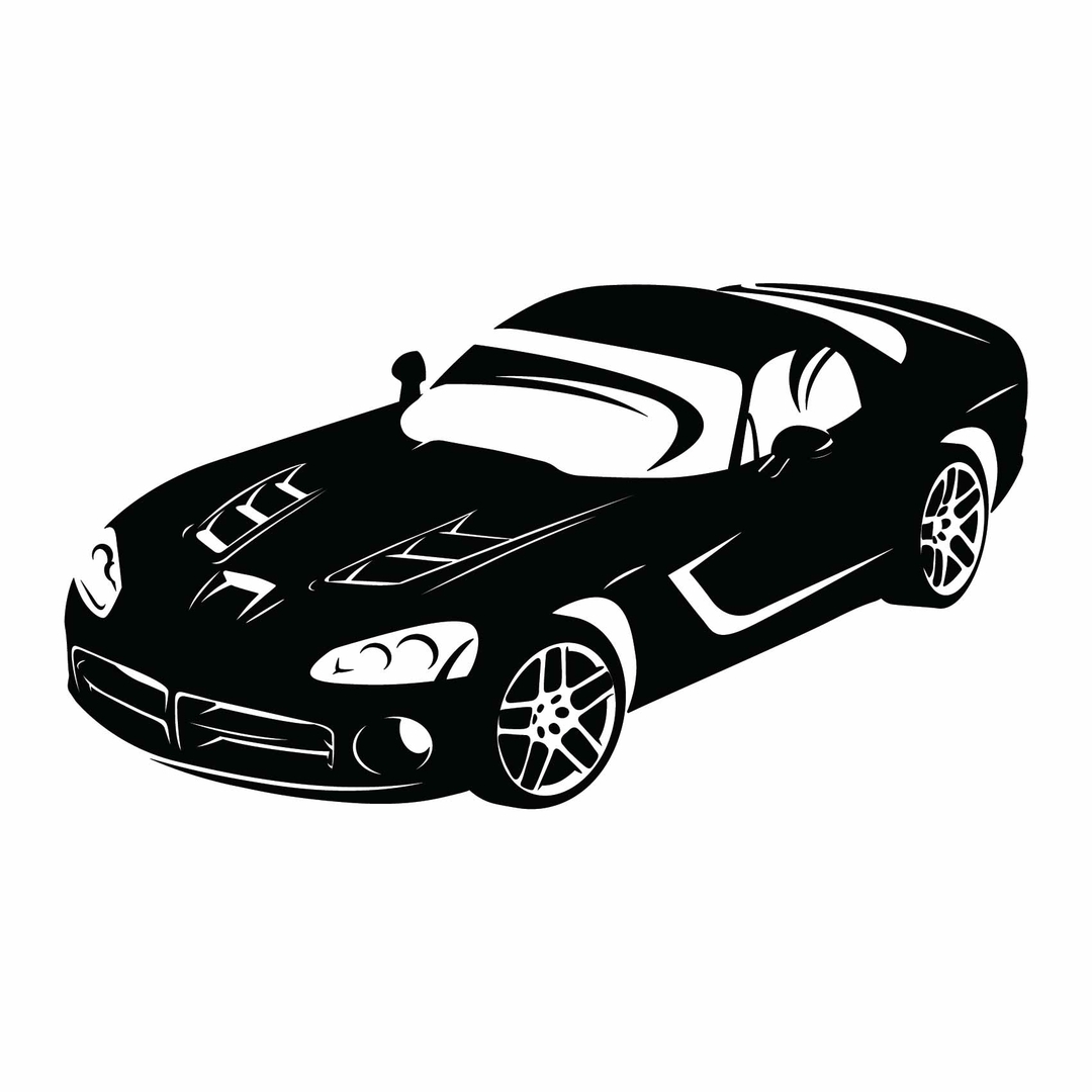 Stickers Dodge Viper - Autocollant muraux et deco