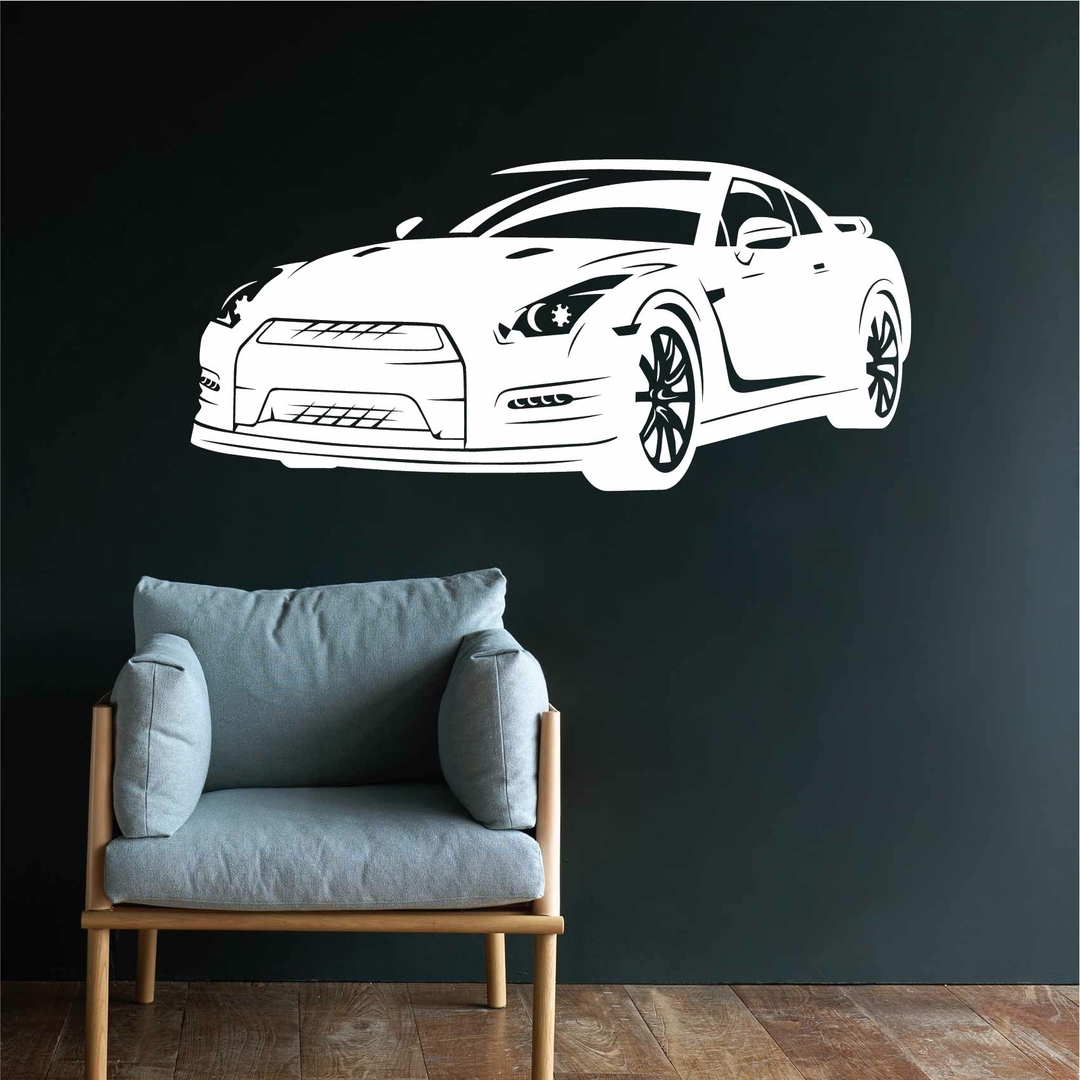 Stickers Nissan GTR - Autocollant muraux et deco