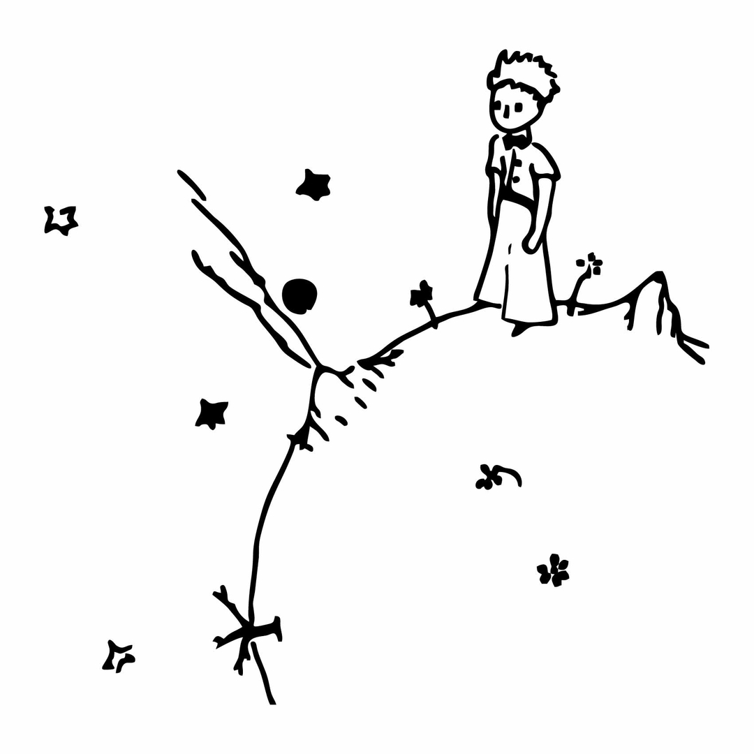 Stickers le Petit Prince - Autocollant muraux et deco