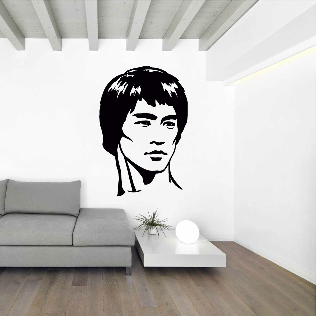 Stickers Bruce Lee - Autocollant muraux et deco