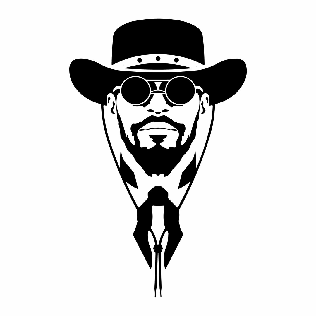 Stickers Django Unchained - Autocollant muraux et deco