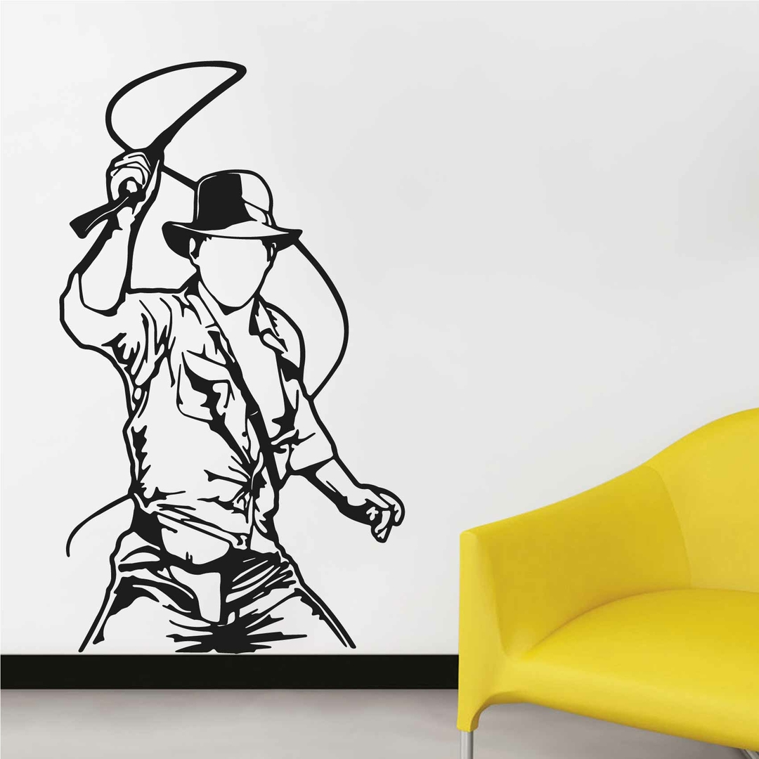 Stickers Indiana Jones Art - Autocollant muraux et deco