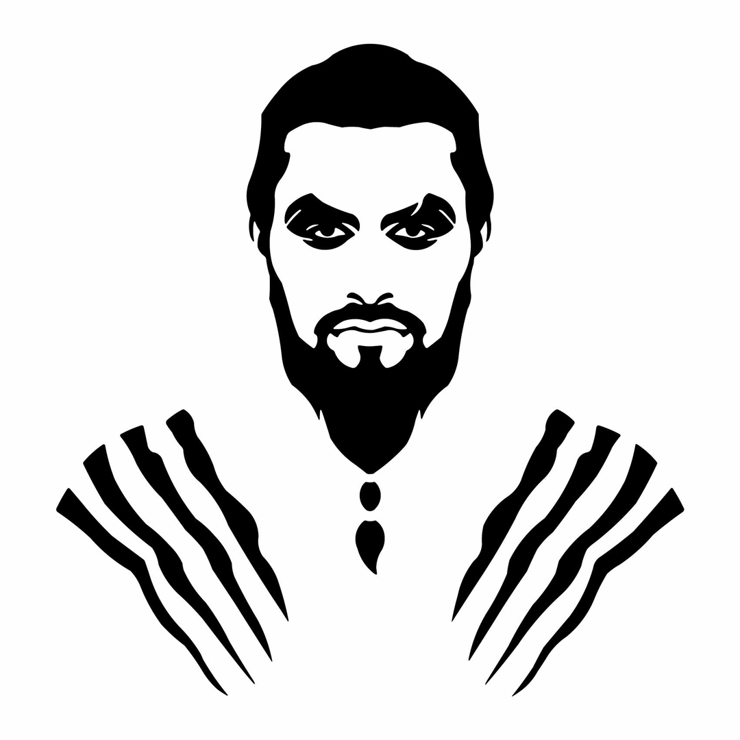 Stickers Khal Drogo GOT - Autocollant muraux et deco