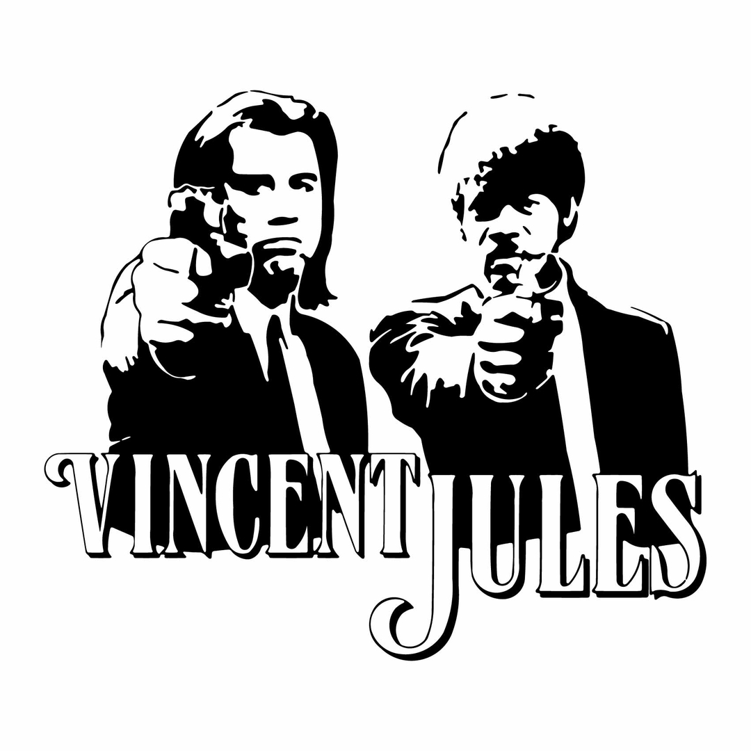 Stickers Pulp Fiction - Autocollant muraux et deco
