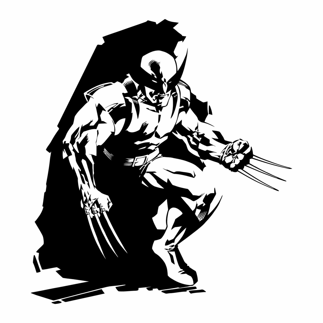 Stickers Wolverine Art - Autocollant muraux et deco
