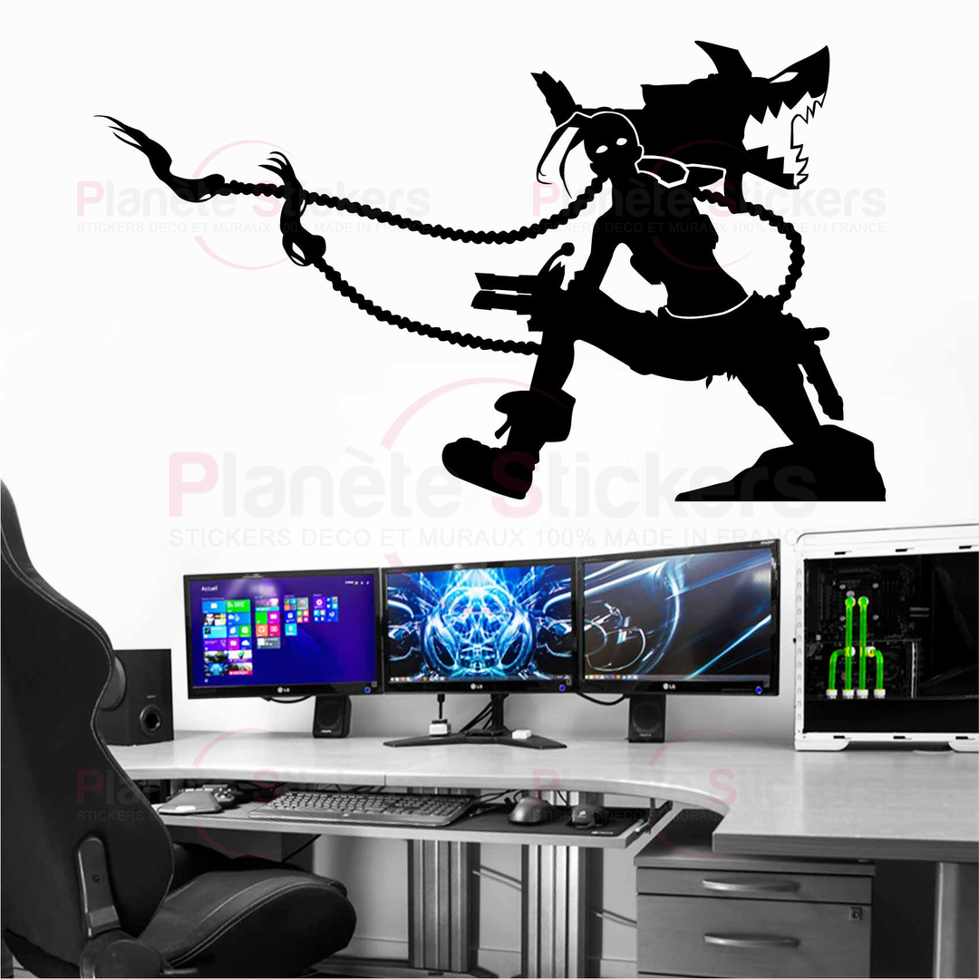 Stickers Jinx LoL - Autocollant muraux et deco