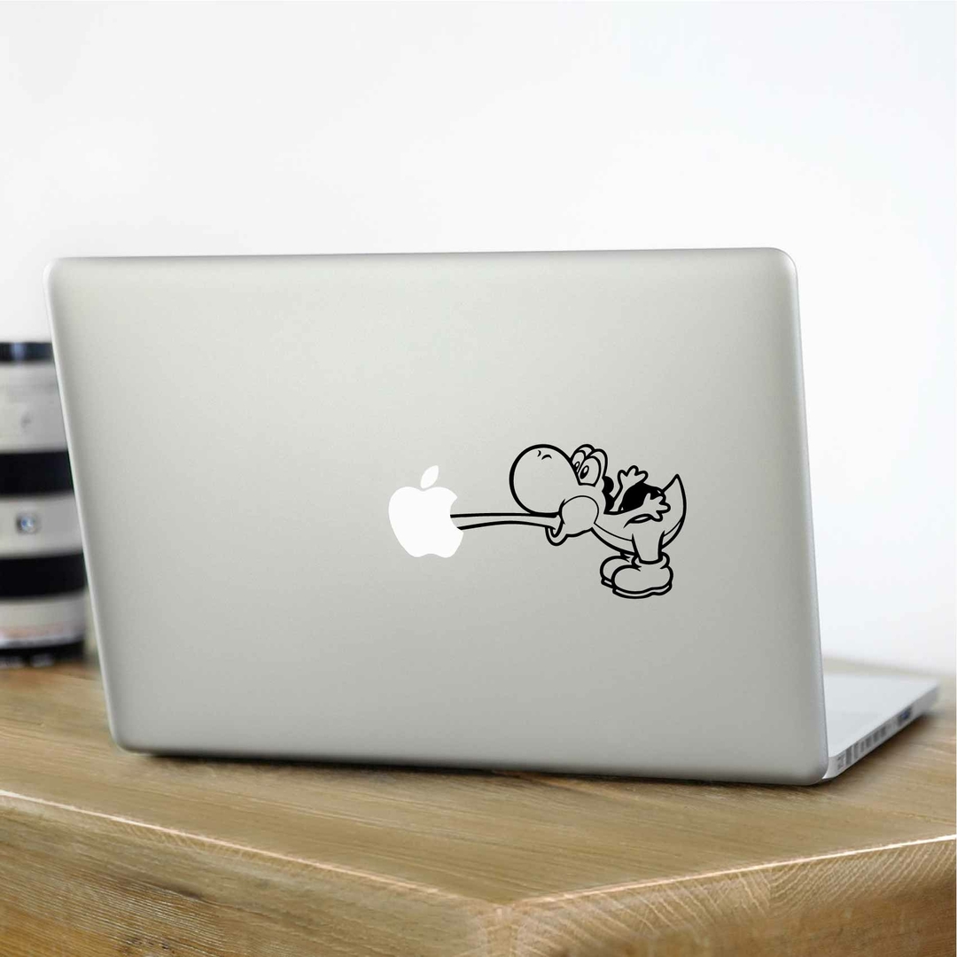 Stickers pour Mac Yoshi - autocollant Macbook