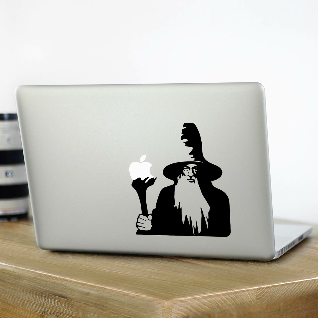 Stickers pour Mac Gandalf - autocollant Macbook