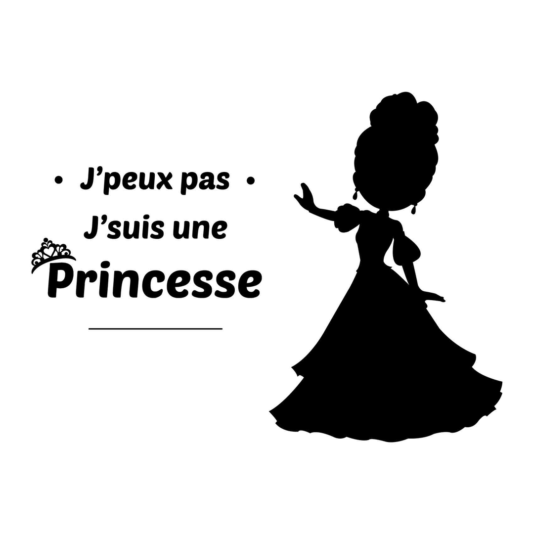 Stickers Princesse enfant - Autocollant muraux et deco
