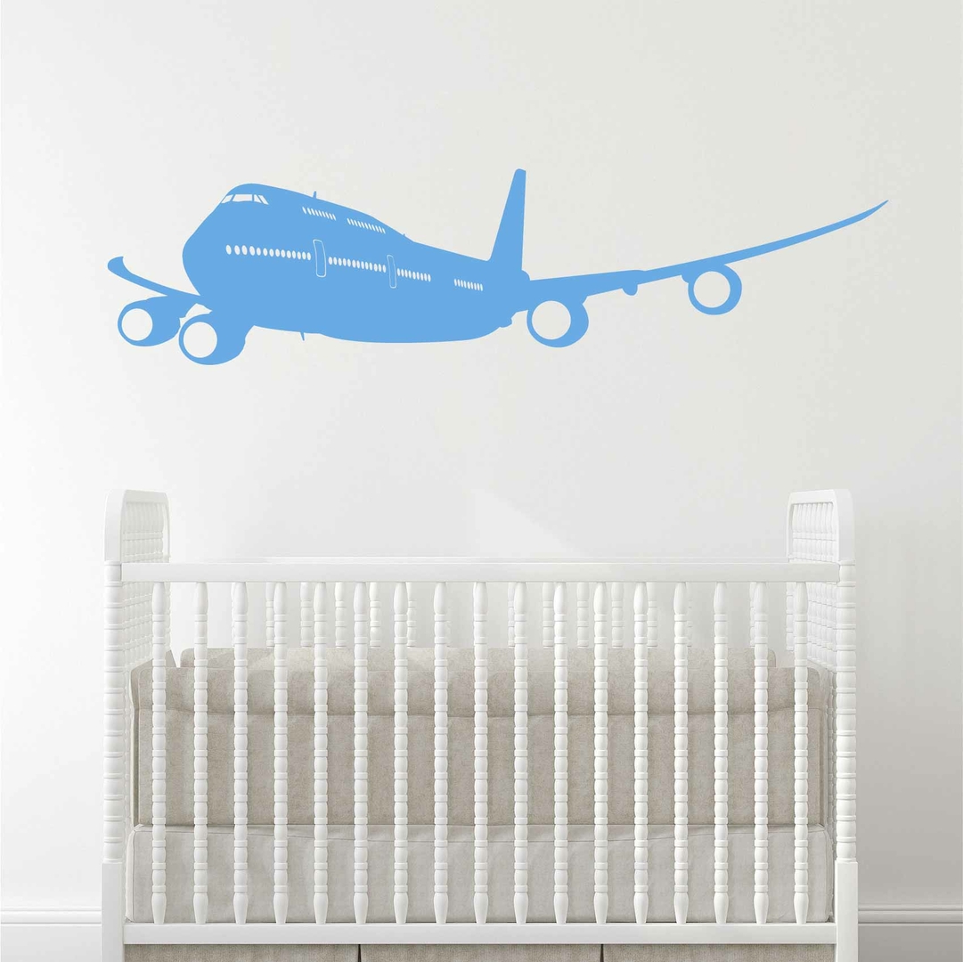 Stickers Avion 747 - Autocollant muraux et deco