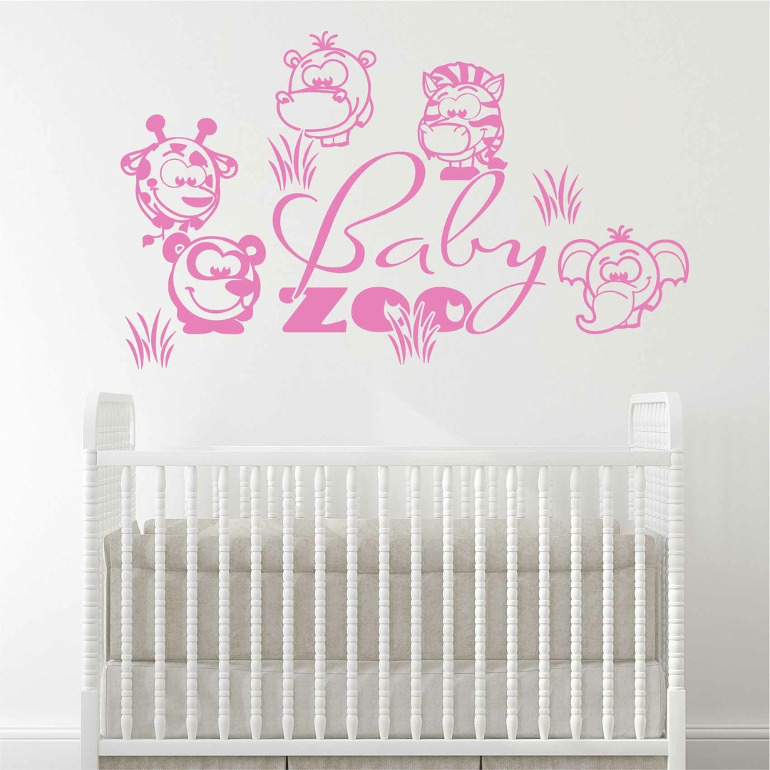 Stickers Baby Zoo - Autocollant muraux et deco