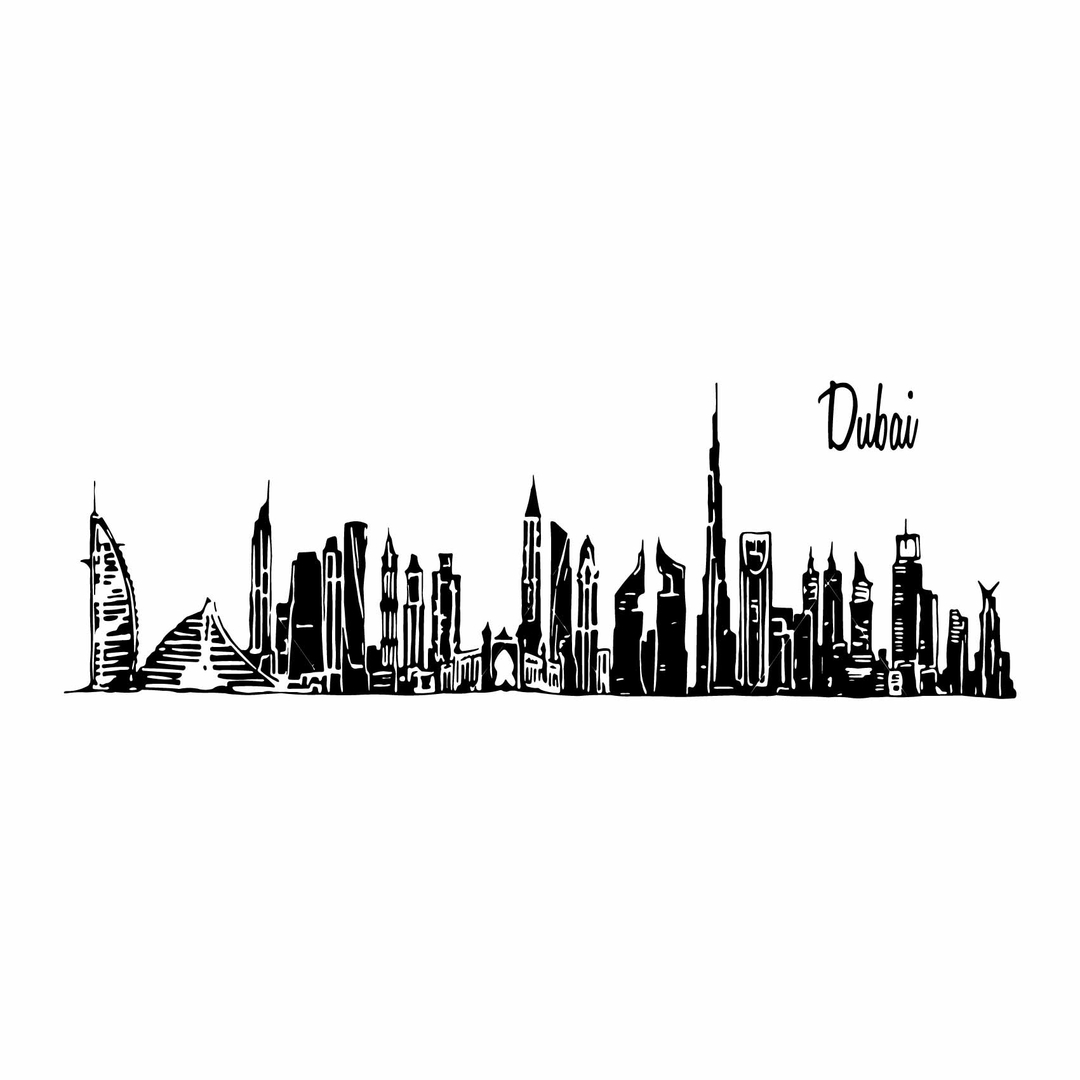 Stickers Dubai - Autocollant muraux et deco