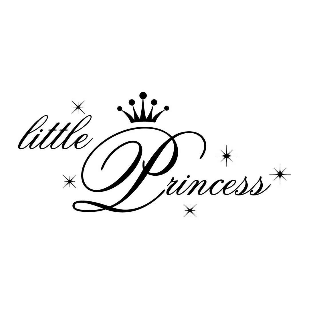Stickers Little Princess - Autocollant muraux et deco