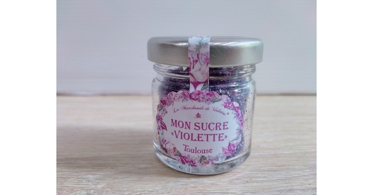 Sucre à la Violette 30 g - Gourmandises à base de violette/Spécialités ...