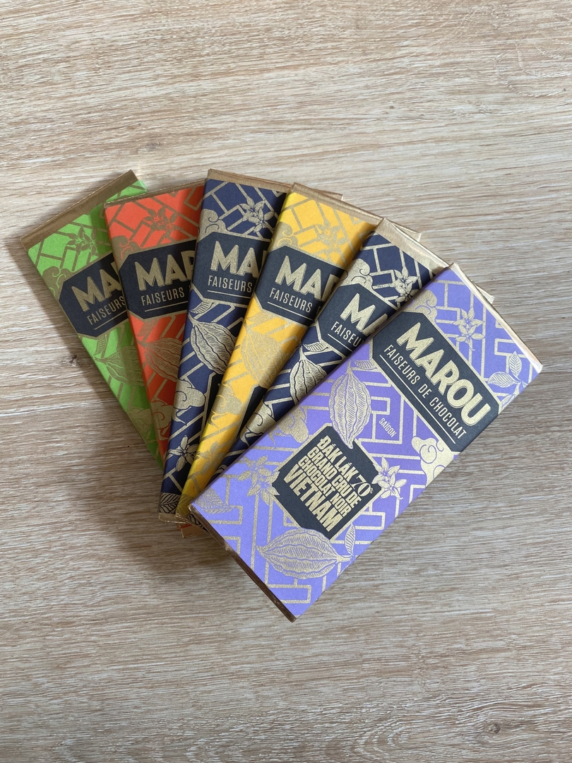 Marou - Pack de 6 mini tablettes - 24gx6 - Chocolats/Tablettes & mini ...