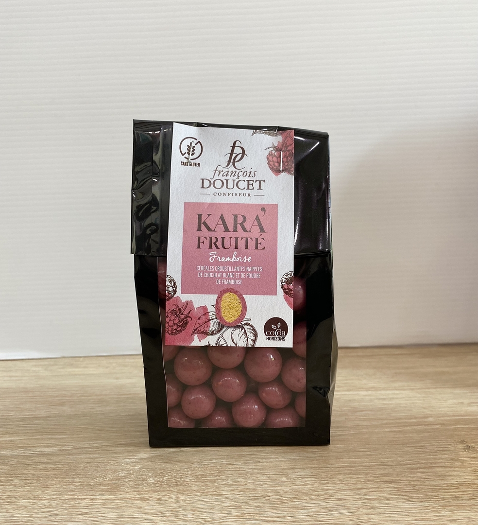 Kara'fruité framboise - 150g - Chocolats/Les enrobés - Comptoir des Délices
