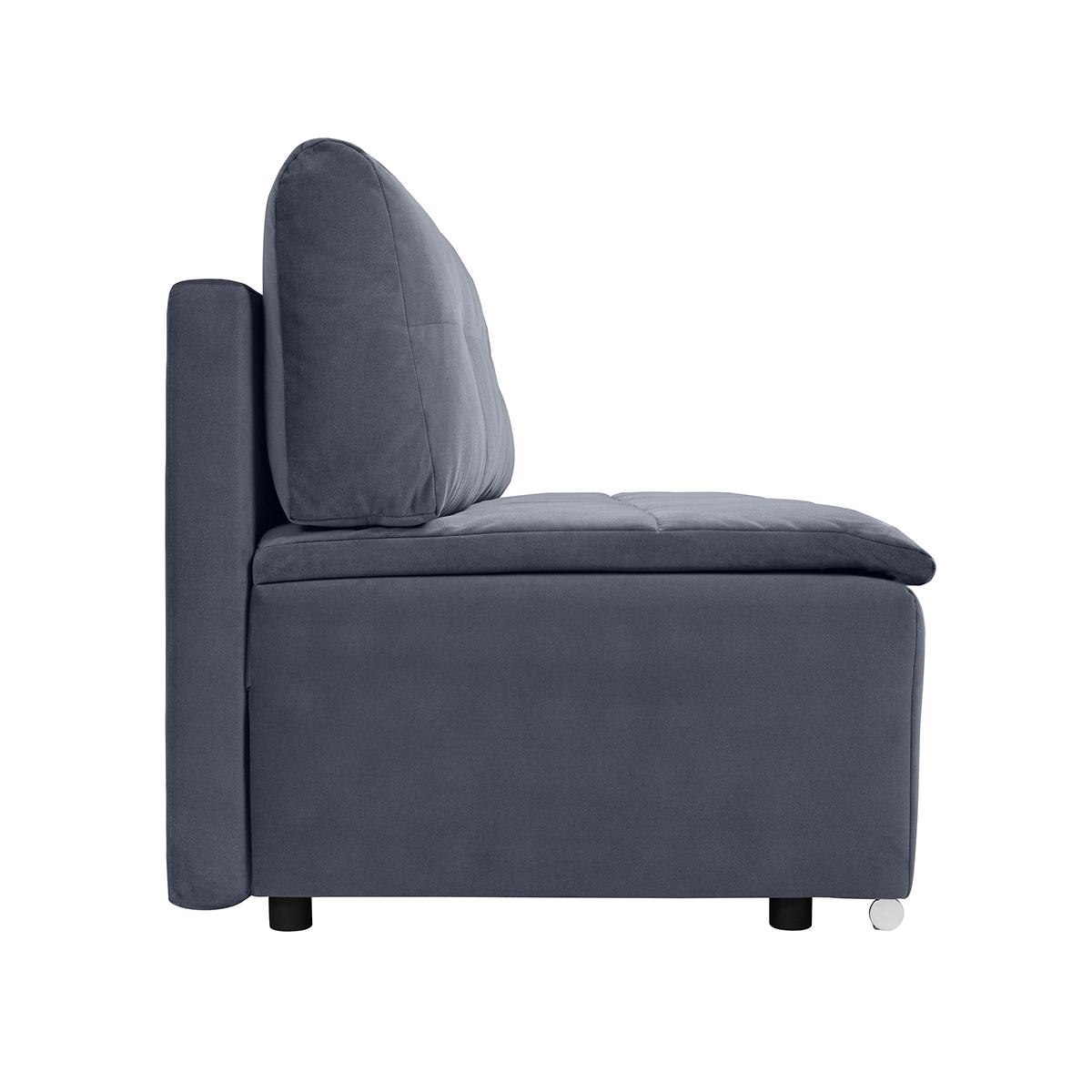 Canapé convertible 3 places avec coffre Judy Gris - Canapé/Canapé ...