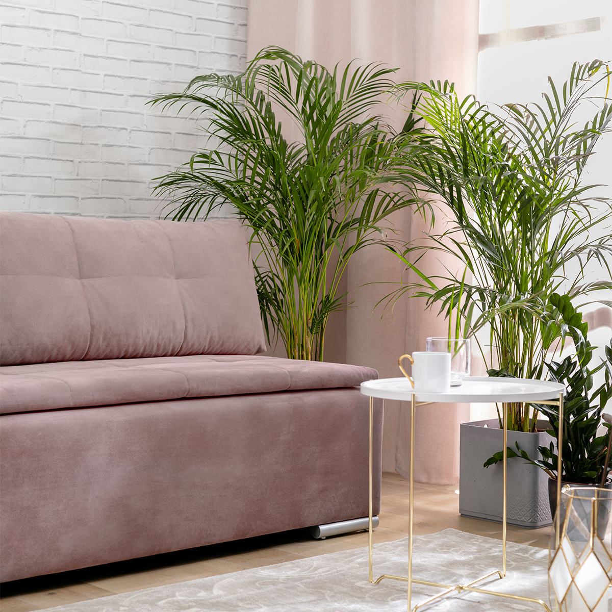 Canapé convertible 3 places avec coffre Judy Rose - Canapé/Canapé ...