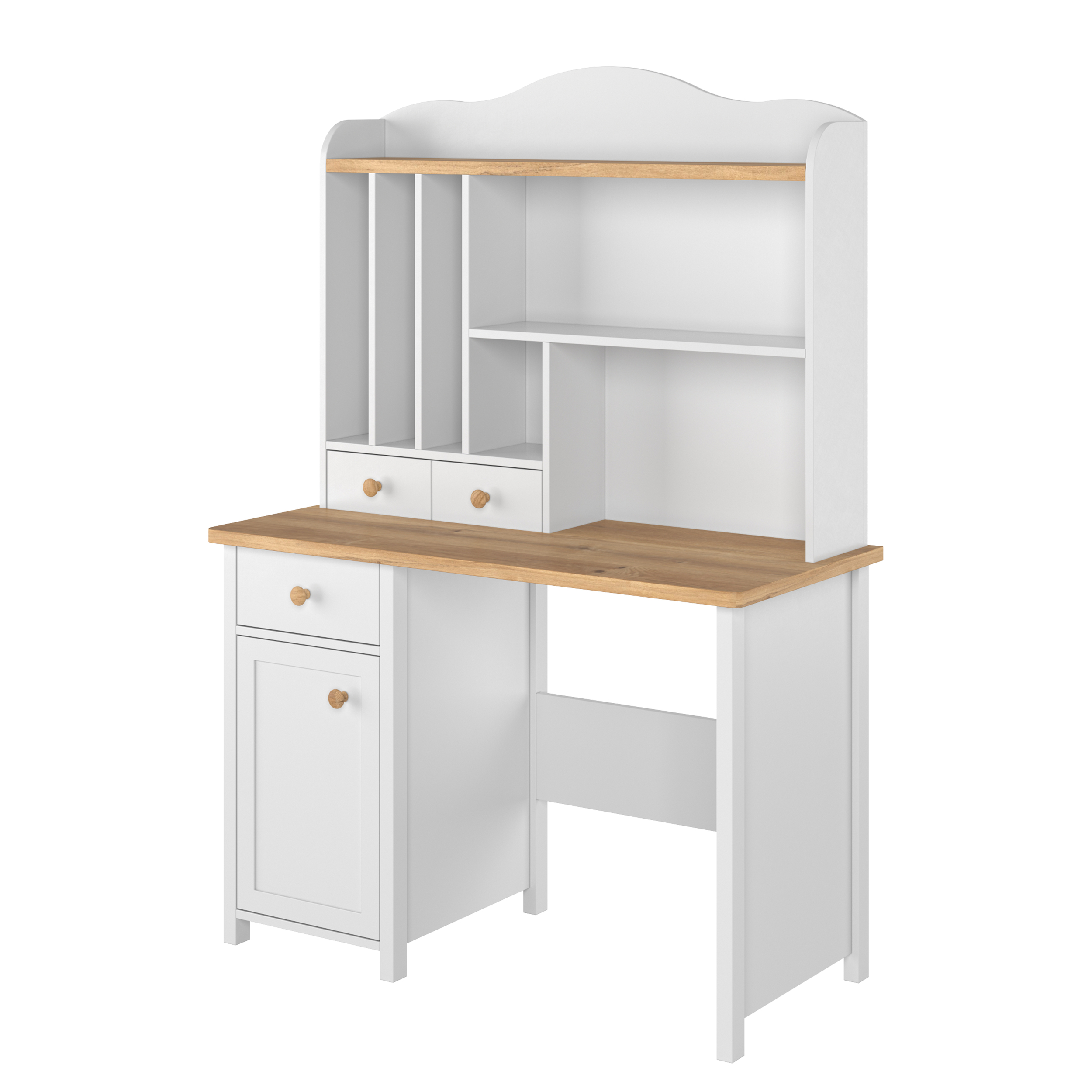 Bureau Secretaire Blanc