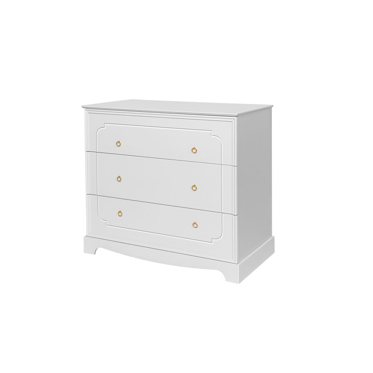 Commode 3 tiroirs et armoire 2 portes Bellamy Royal - Blanc - Packs ...