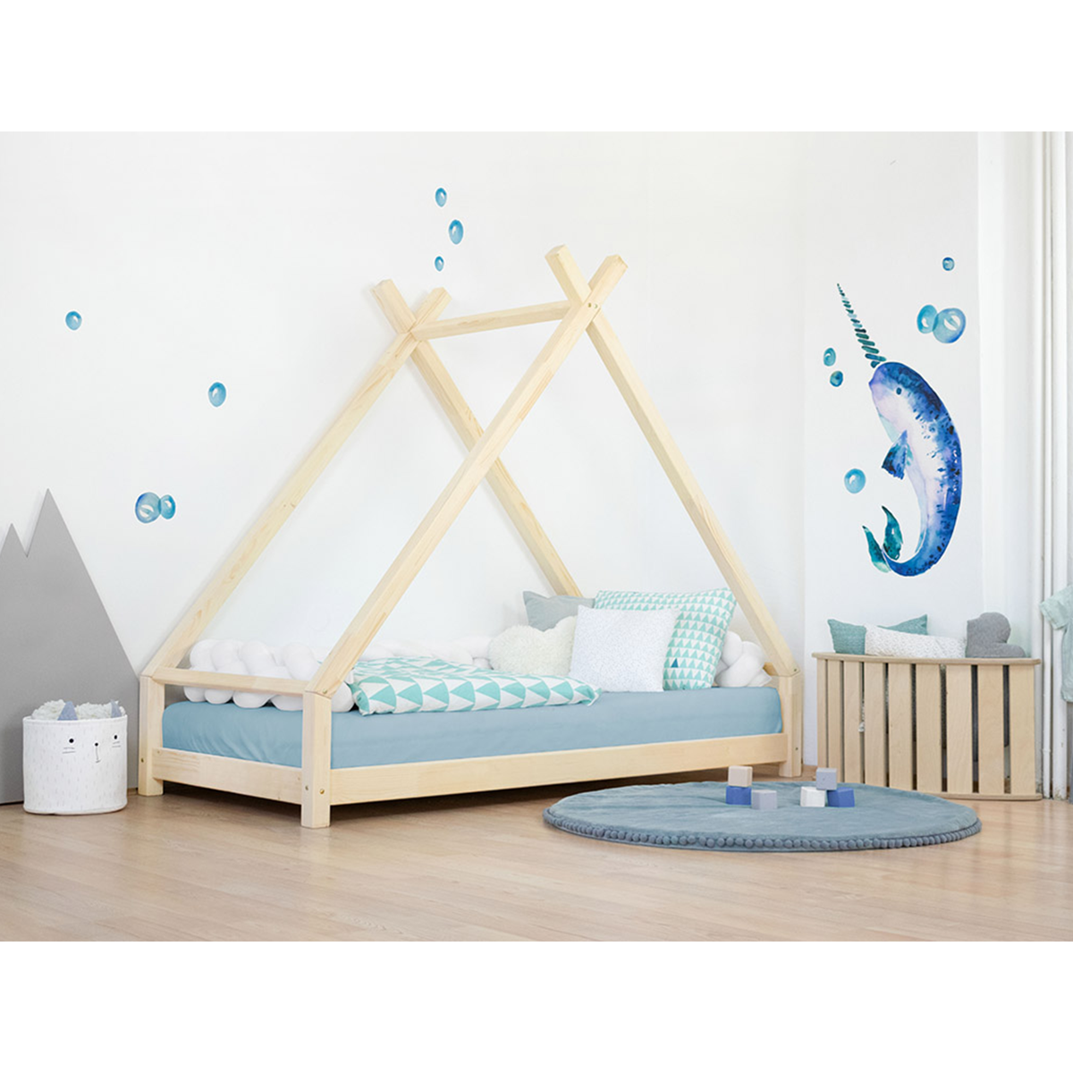 Lit Tipi 90x190 Tahuka - Bois - Lits junior/Lit cabane - petits-meubles