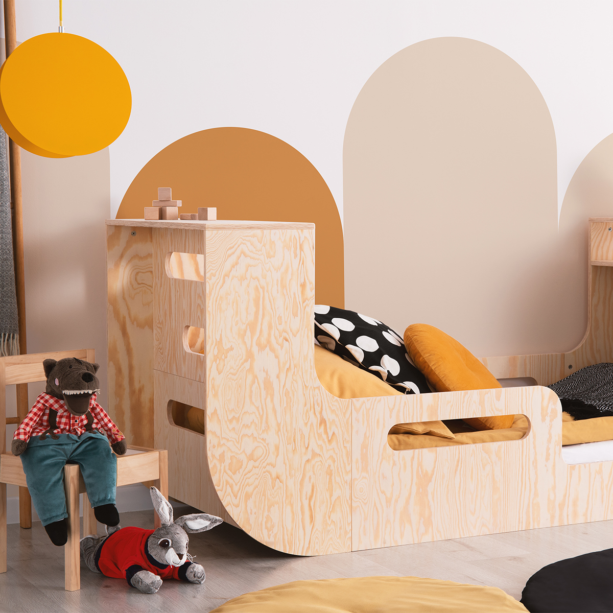 Lit 70x140 entrée droite sommier inclus Tiana Bois - Lits bébé/Lit au ...