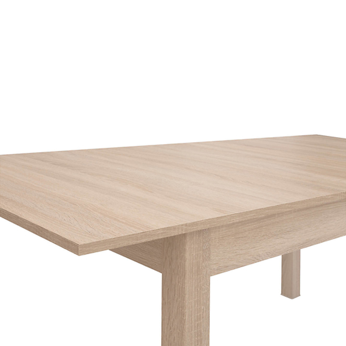 Table à manger extensible 4 à 6 places Meiko Bois clair - Salle à ...